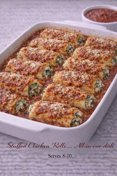 Stuffed Chicken Rolls Recipe | Andrulis Cheese